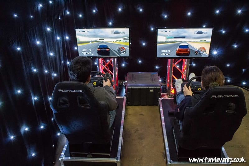 Racing Simulator Hire | Head 2 Head Racing Game | Corporate Event Ideas