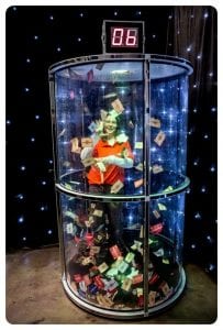 Grab a Grand Machine | Cash Cube Hire | Cash Grabber Hire