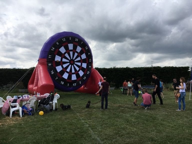 Football Darts Hire - Giant Inflatable Football Darts hire for Events