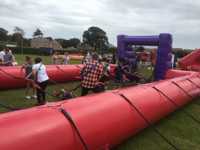 Human Table Football | Team Building Games Hire | Inflatable Hire