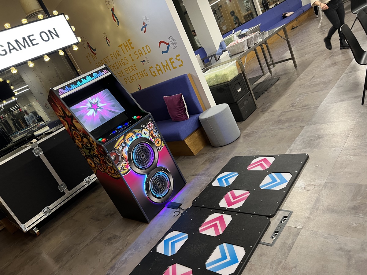 Dance Machine Hire and Games Hire for Parties & Events UK